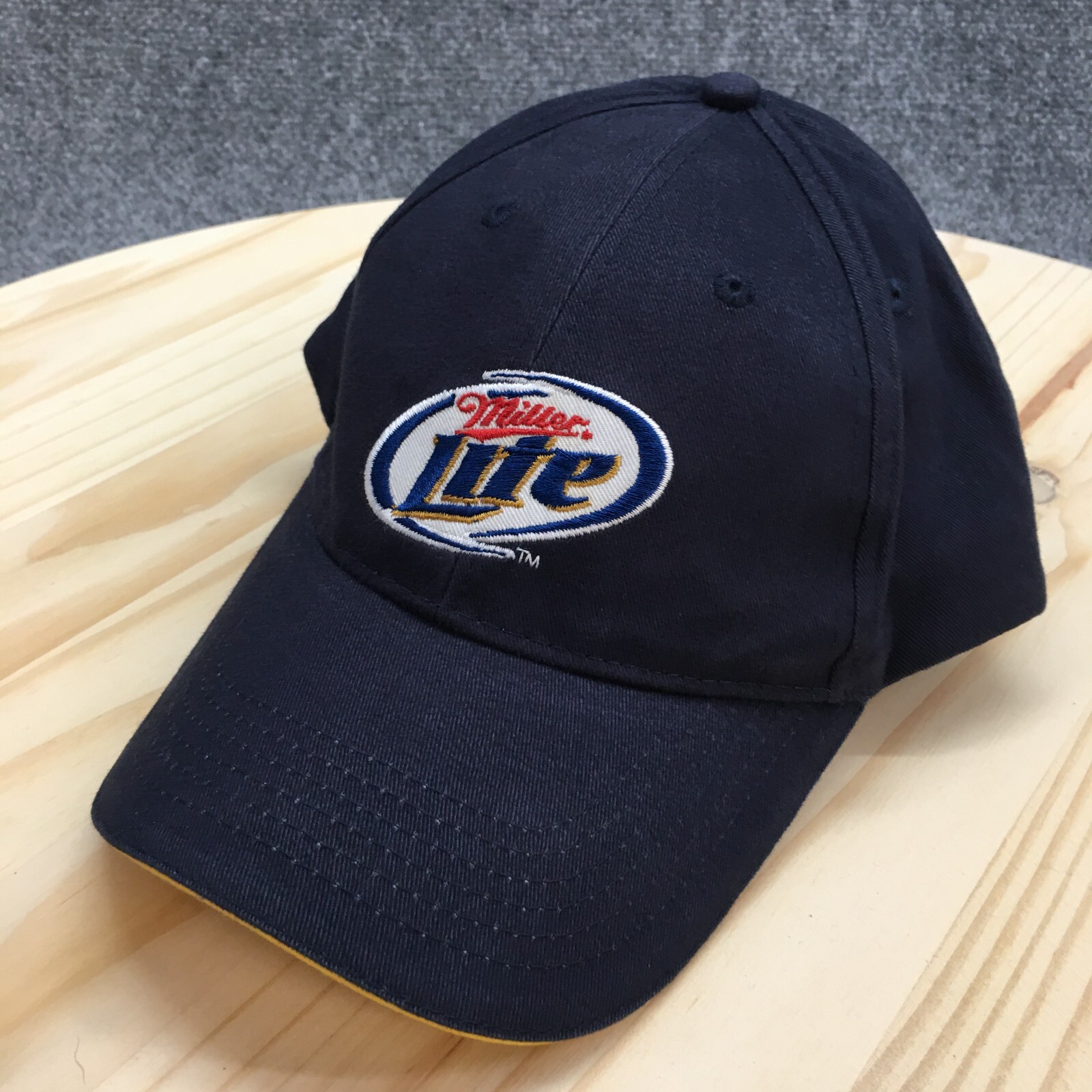 Miller Lite Baseball Cap Hat Mens One Size Blue Cotton Embroidered Acme ...