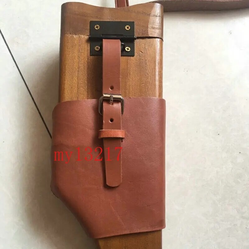 WW2 Broomhandle German Mauser C96 Wood Shoulder Holster Butt Cos Prop ...