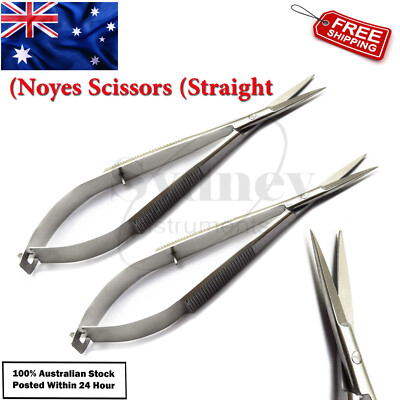 MICRO Noyes Iris Scissor Straight Dental Ophthalmic Spring ...