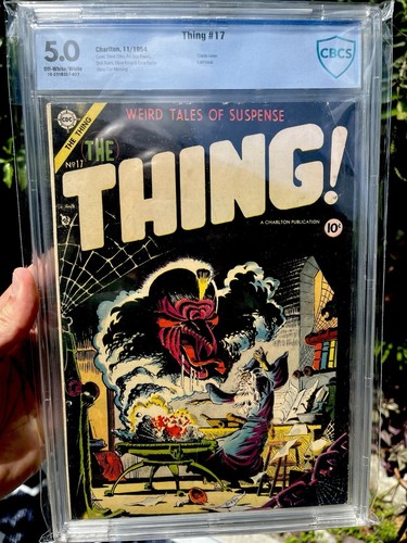 Thing #17 - Charlton Comics 1954 CBCS 5.0 - Steve Ditko Cover | eBay