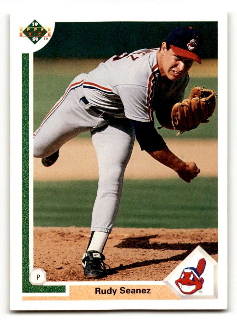 1991 Upper Deck #358 Rudy Seanez Cleveland Indians Baseball Cards EX ID ...