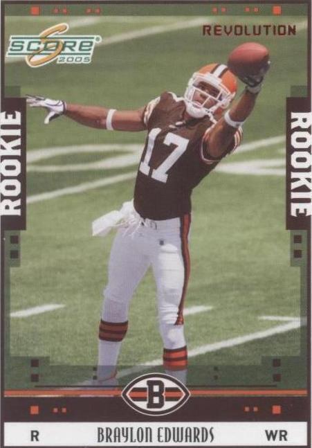 2005 Score - Rookie Braylon Edwards #333 Revolution /199 (RC) for sale ...