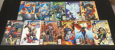 Superman #650-660 Comic Lot, DC Comics, Geoff Johns, 1 Year Later Event ...
