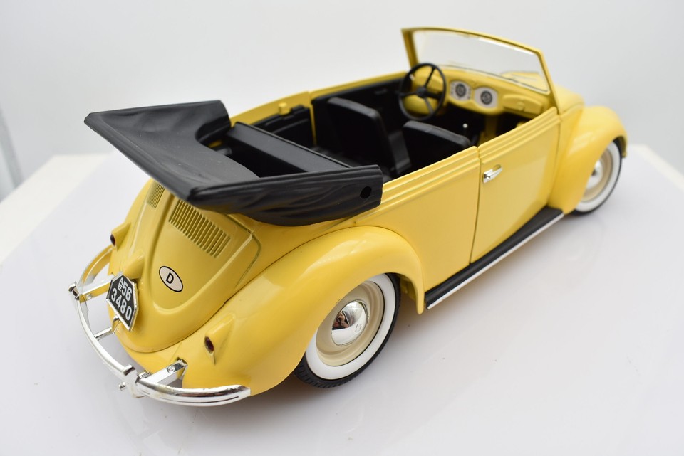 Modellino auto scala 1:17 1:18 COCCINELLE VW beetle kafer maggiolino ...