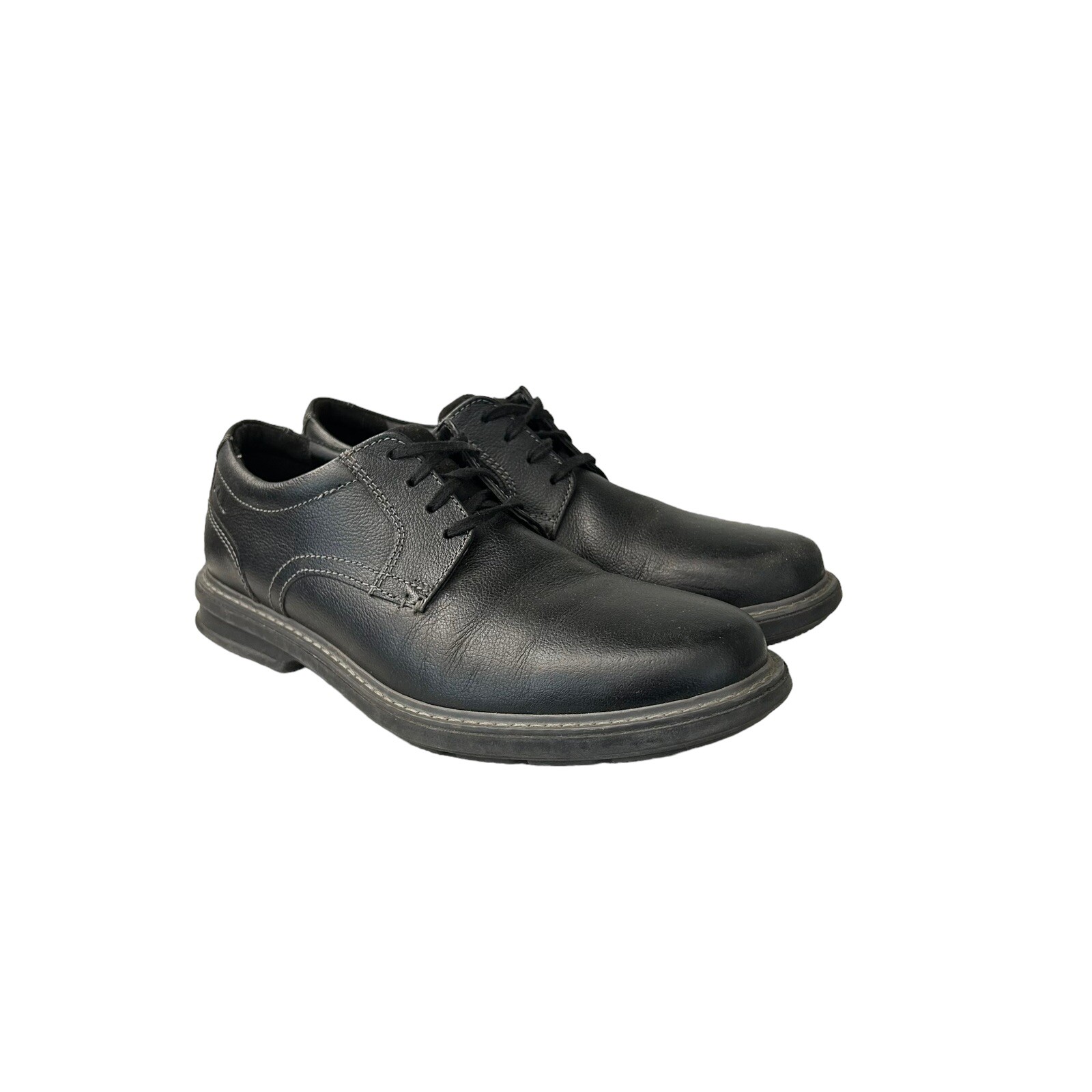 Clarks Collection Soft Mens Black Leather 15103 Oxfor… - Gem