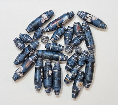 Loose Rolled Paper Beads 26 ct. Assorted Size Jewelry Crafts DIY ...