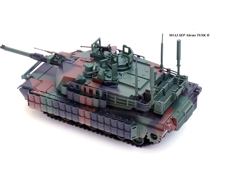 New 1:72 Scale U.S. Army M1A2 Abrams Main Battle Tank NATO Camouflage ...