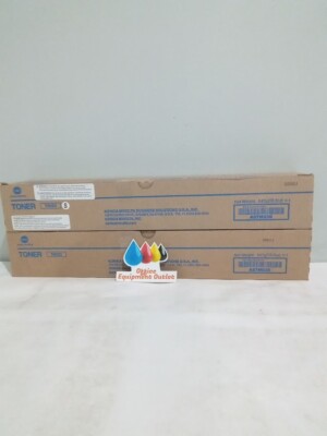 Konica Minolta TN323 Black Toner Cartridge Lot of 2 | eBay