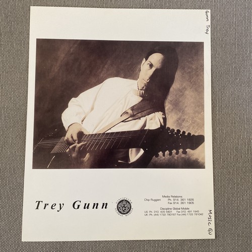 Trey Gunn Press Photo 8x10”. King Crimson, See Description. | eBay