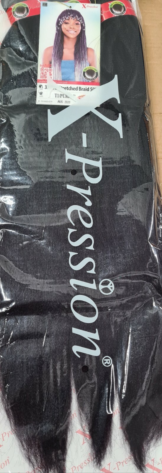 Xpression 3x PreStretched Ombre Braids Hair Extensions 3bundle in a ...