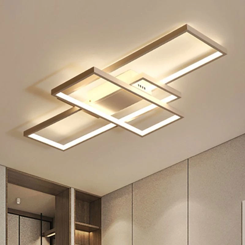 Rectangular Flush Mount Ceiling Light Led | Shelly Lighting