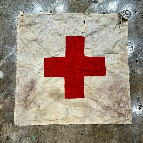 WWII German Medic Red Cross Flag Linen Original | eBay