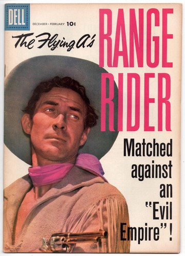 The Flying A's Range Rider #20 HIGH GRADE Jock Mahoney 1958 Dell ...