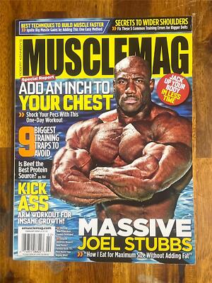 MUSCLEMAG muscle bodybuilding magazine JOEL STUBBS 2-10 | eBay