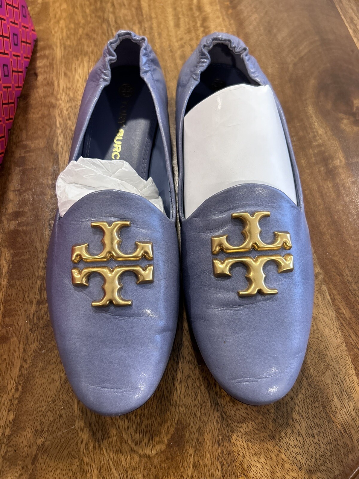 Tory Burch Eleanor Loafer Goat Leather Spring Lotus 5… - Gem