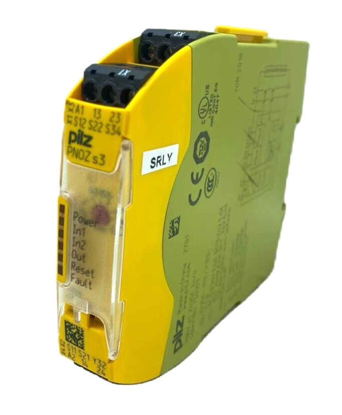 PILZ PNOZ S3 24VDC 2N/O SAFETY RELAY IDENTIFICATION. NO.: 750103 | eBay