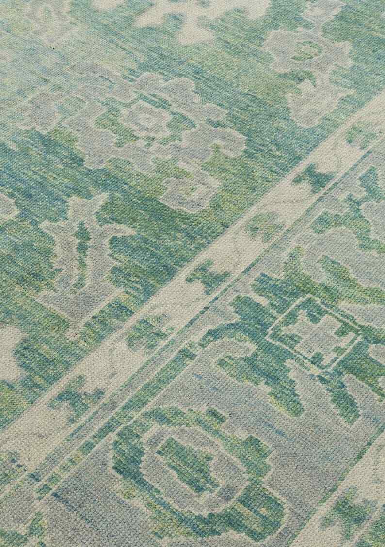 Oushak Rug Modern Wool And Cotton Hand Knot Carpets Antique Turkish ...