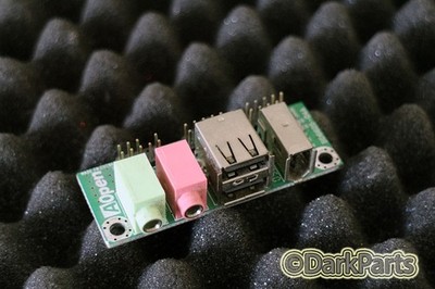 Aopen BD6625-04A Front USB Audio Jack Port i/o Panel Board | eBay