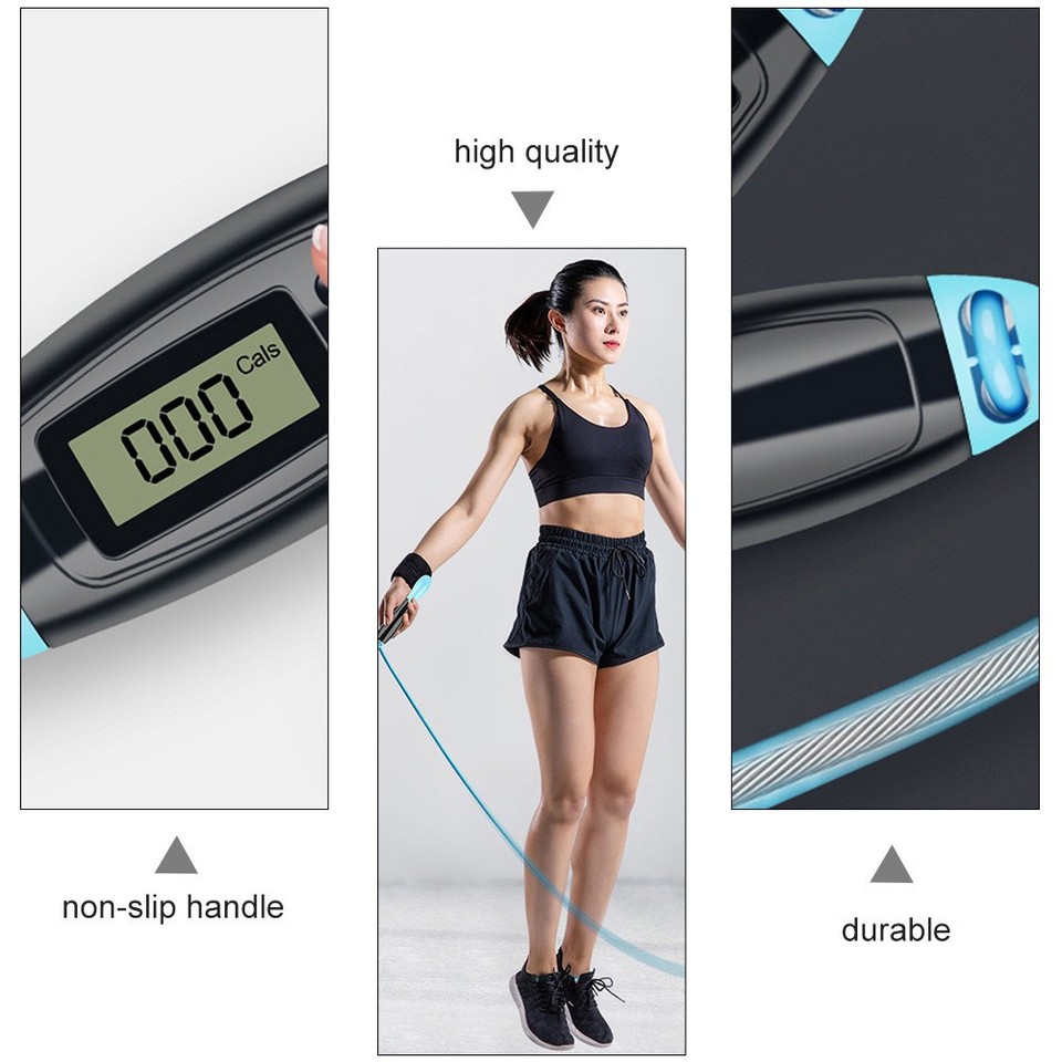 1pc Sports Equipment Intelligent Count Jump Rope Portable Count ...
