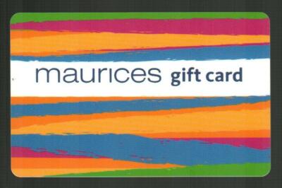 MAURICES Colorful Stripes ( 2006 ) Gift Card ( $0 ) | eBay