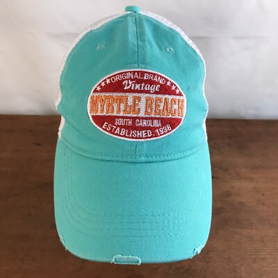 Distressed Myrtle Beach South Carolina Snapback Baseball Cap Hat CH7 | eBay