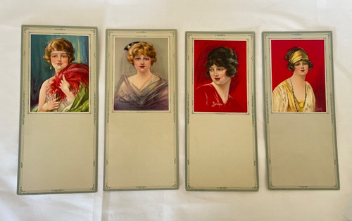 Vintage Frederick Duncan Calendar Card Blanks LOT - Flapper, Pretty ...