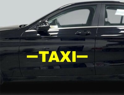 Taxi Sticker Vehicle Graphic Taxi Cab Vinyl Transfer TAXI1 | eBay UK