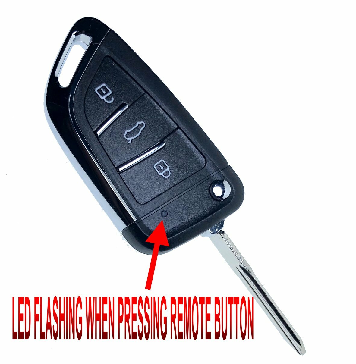 NEW X7 STYLE FLIP KEY REMOTE FOR HUMMER H3 H3T ALARM FOB CLICKER ...