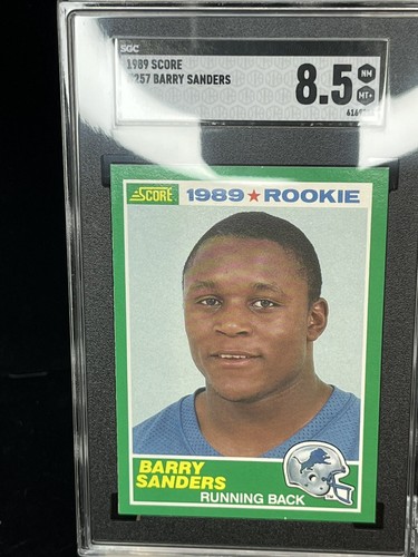 1898 #257 Barry Sanders Rookie Card - SGC 8.5 Lions | eBay