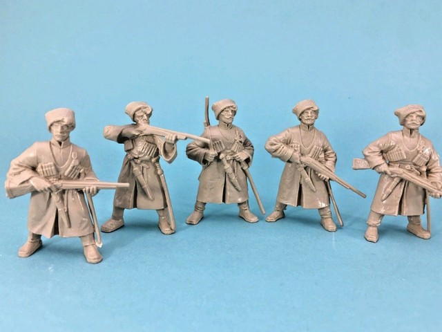 Set of 5 Russian Cossacks 19th Century Plastic Toy Soldier 1/32 ...