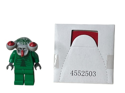 LEGO Space Police 3 SQUIDMAN ESCAPE Alien Minifig Green Squid Man Cape ...