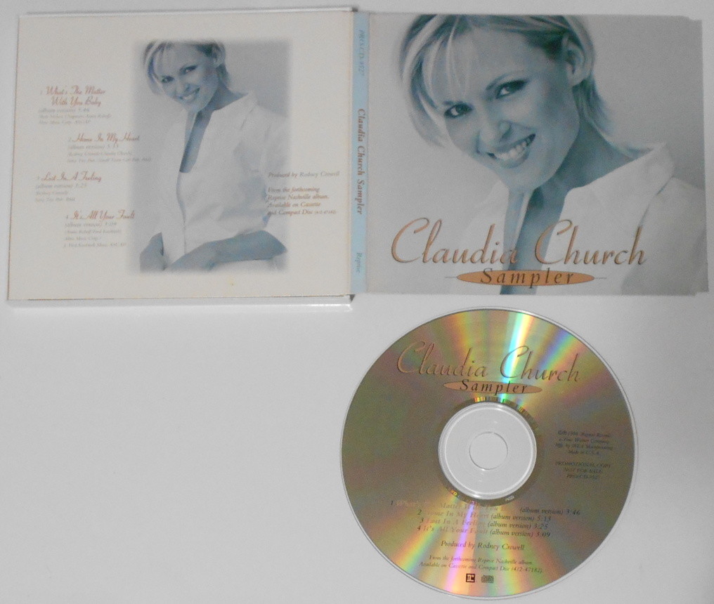 Claudia Church Sampler 4 tracks U.S. promo cd, digipak cover | eBay