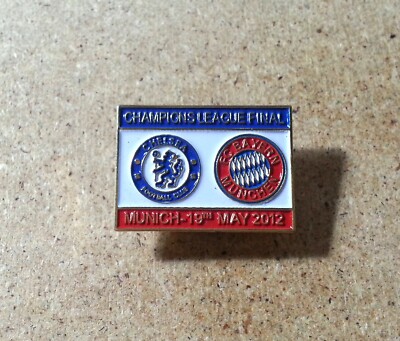 BAYERN MUNICH v CHELSEA 2012 CHAMPIONS LEAGUE FINAL ENAMEL FOOTBALL ...