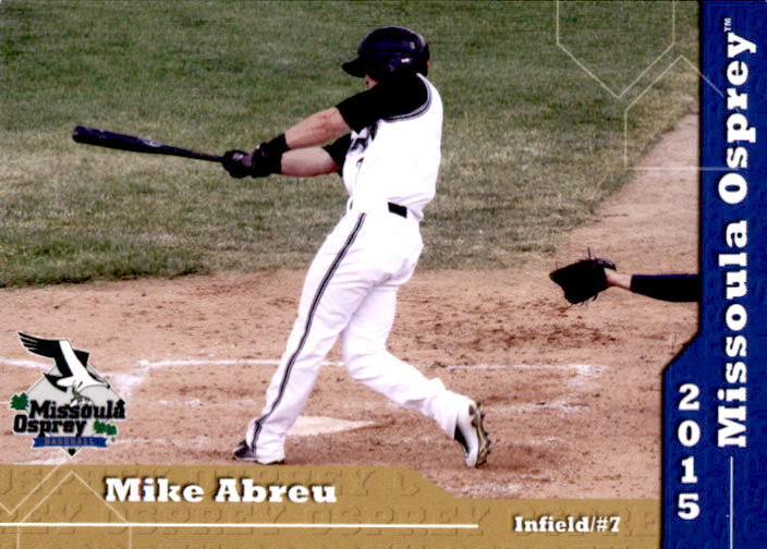 2015 Missoula Osprey Grandstand #1 Mike Abreu Key West Florida FL ...