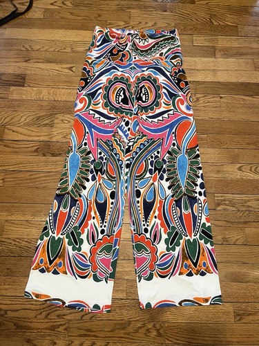Eva Varro Pull-On High Waist Baggy Large Pants Womens Large Wild Crazy ...