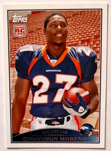 1990 Knowshon Moreno Topps Rookie Card # 390 | eBay