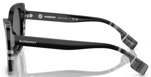 Burberry Meryl BE4393 405181 Sunglasses Black/Polarized Dark Grey Cat ...