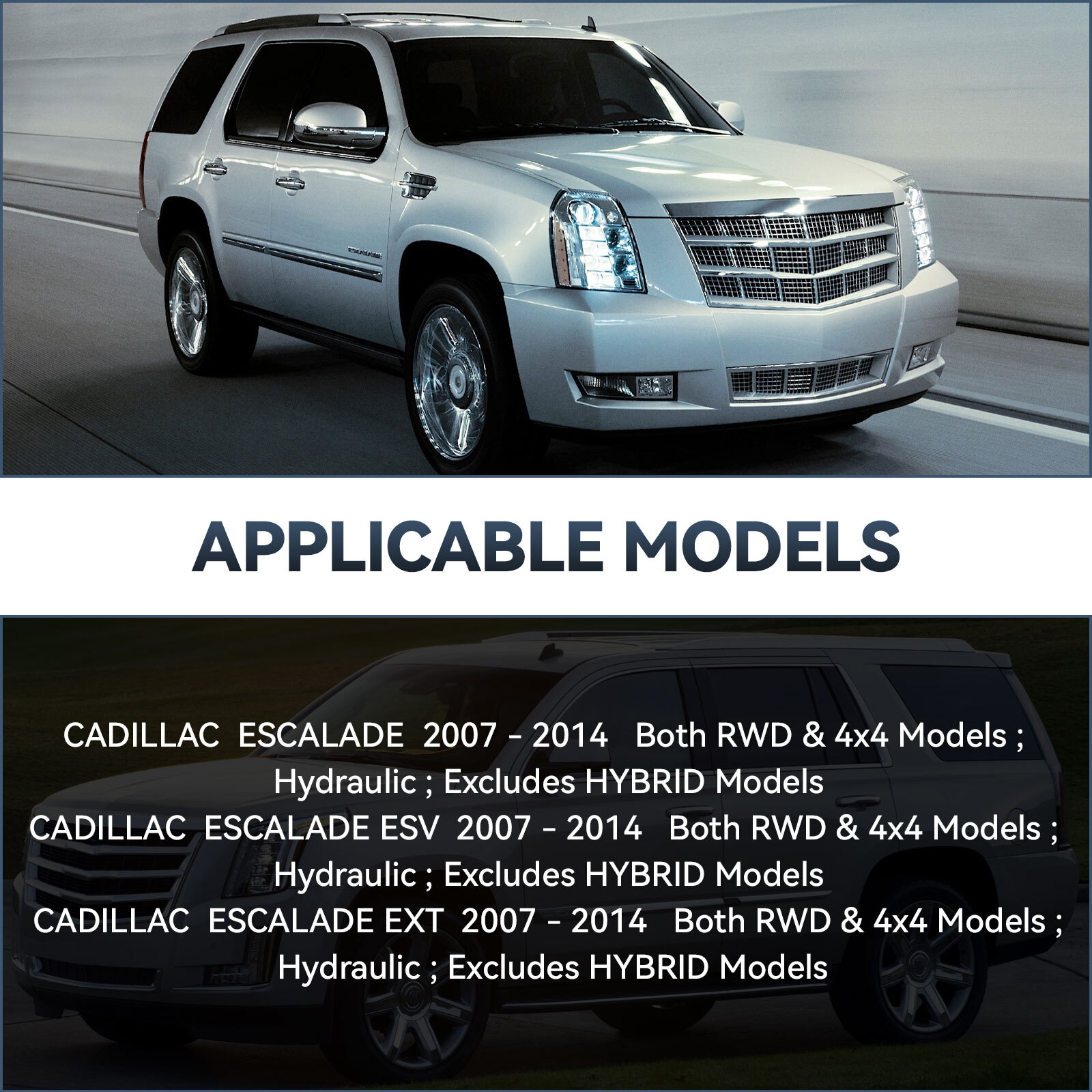 22-1036 Power Steering Rack & Pinion For CADILLAC ESCALADE 2007-2014 ...