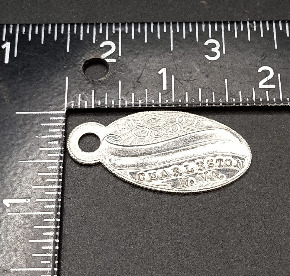 Antique / Vintage Odd Fellows IOOF Watch Fob FLT Logo All Seeing Eye ...
