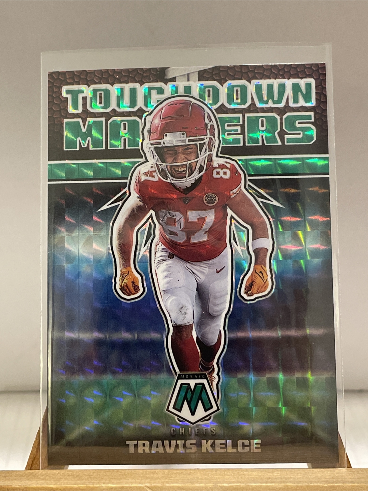 Travis Kelce 2022 Mosaic Touchdown Masters Green Prizm #TD-20 | eBay