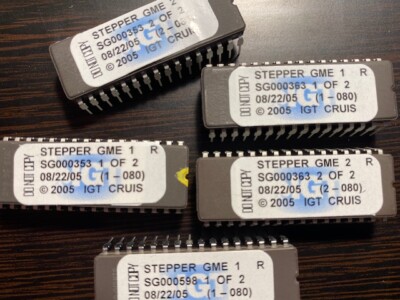 IGT S2000 OEM SG Stepper GME Chip Set (MUST SPECIFY CHIP NUMBER W/ORDER ...