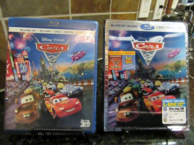Cars 2 (Blu-ray/DVD,5-Disc Set Includes Digital Copy;3D)NEW/Lenticular ...