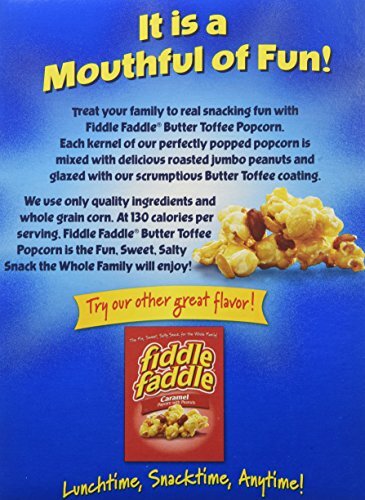 Fiddle Faddle Butter Toffee Popcorn With Peanuts Snacks Crunch Munchies ...