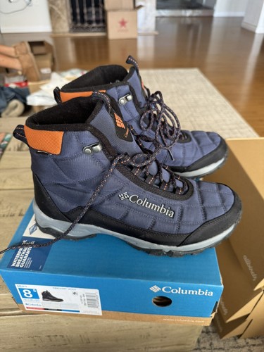 Insulated Columbia Boot Fire camp 8.5 ( Almost ) NEW W/ Box Waterproof ...