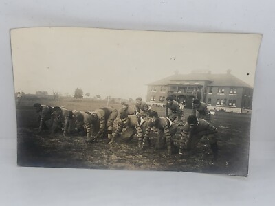 RARE! Real Photo 1914 HASKELL FIGHTING INDIANS Original Postcard ...