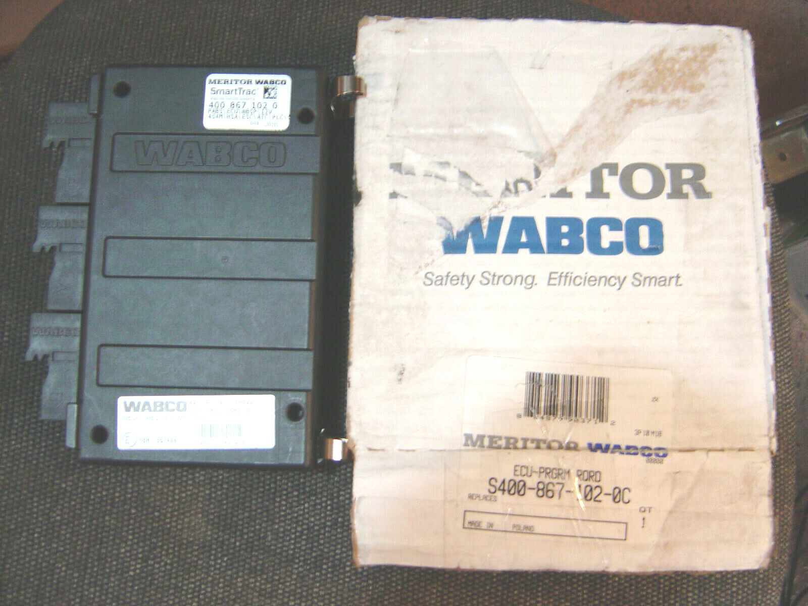 MERITOR WABCO SmartTrac S400-867-102C-0 Freightliner Abs Module 400 867 ...