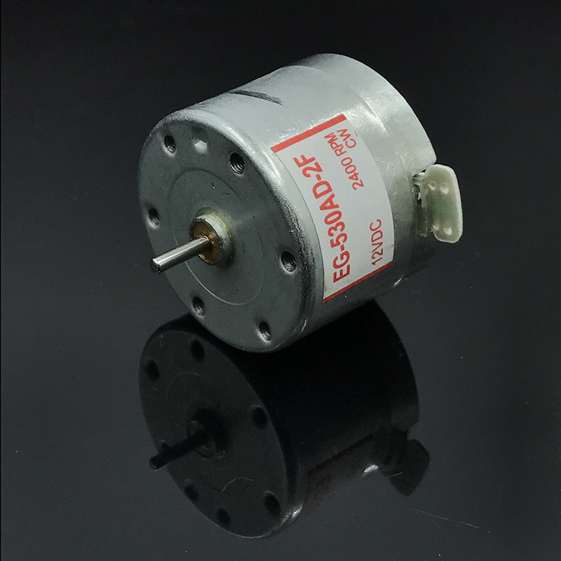 EG-530AD-2F 12V 2400RPM CW Recorder Audio Motor Tape Deck Capstan ...