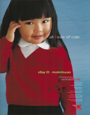 WONDERKIDS at KMART Children's Fashion 1-Pge PRINT AD Fall 2004 cute ...