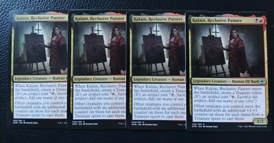 MTG Kalain, Reclusive Painter x4 Adventures in the Forgotten Realms 225 ...