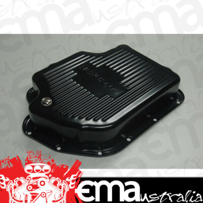 Aeroflow AF1826-3001 Th400 Deep Transmission Pan Black W/ Drain Plug 3 ...